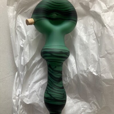 Glass Pipe, Kitty Cat Spoon Pipe, Spoon Pipe, Sand Etched Spoon Pipe ...