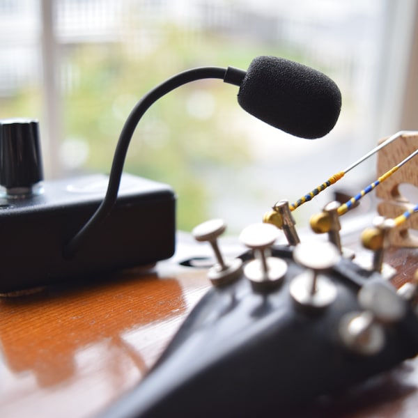 Classical Guitar Microphone, "the Feather" With Flexible Micro-goose ...