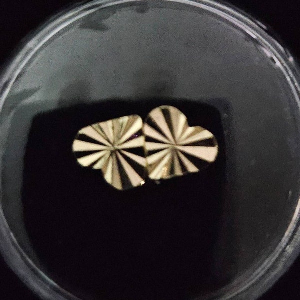 1x Gold Dainty Heart Spacer Beads, Sunburst Beads, Celestial Bracelet ...