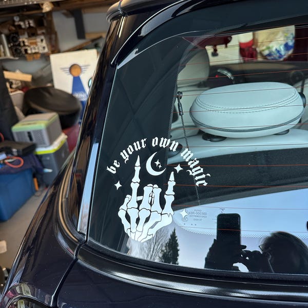Hearse Decal You Call We Haul Goth Decals Goth Car Decal Goth Car Decor ...