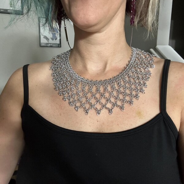 Chainmail Shoulder Piece Gold - Etsy
