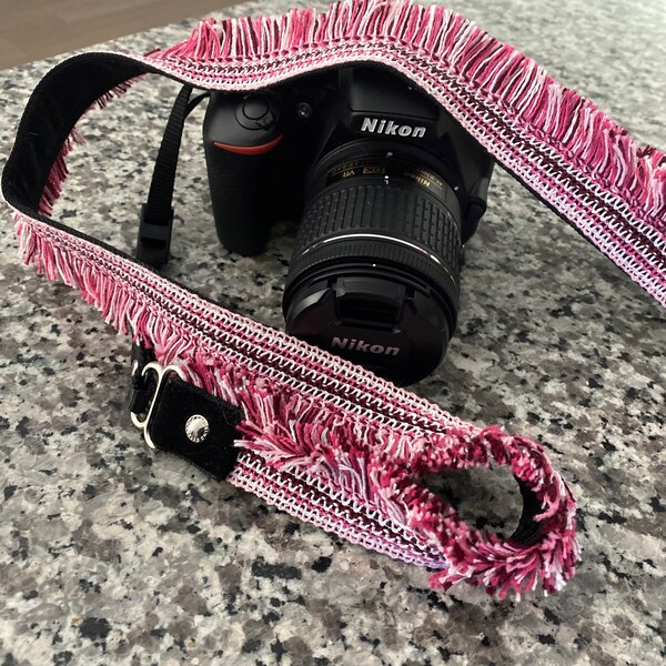 Bella Fringe; Bohemian Camera Strap; Super Cute; Comfortable and ...