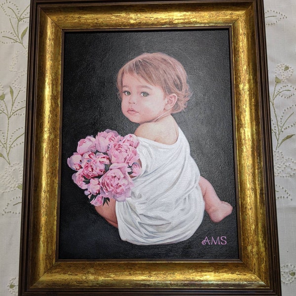 Custom Oil Portrait, Custom Oil Painting Portrait, Personal Portrait ...