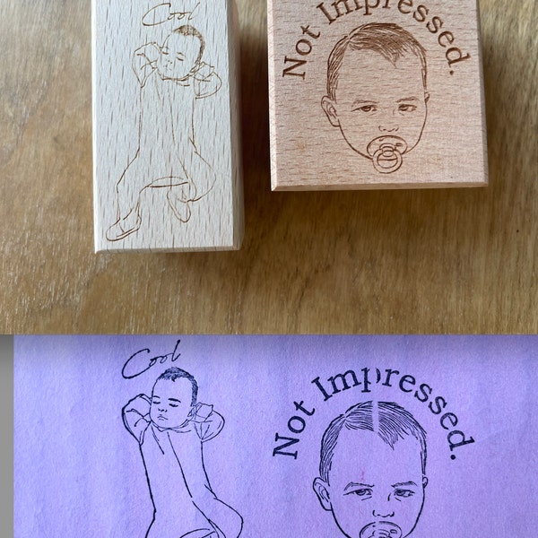 Custom Portrait Stamp, Face Stamp, Self Inking Portrait Stamp, Rubber ...
