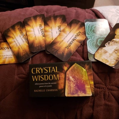 CRYSTAL WISDOM Inspiration Cards Deck Rachelle Charman - Etsy