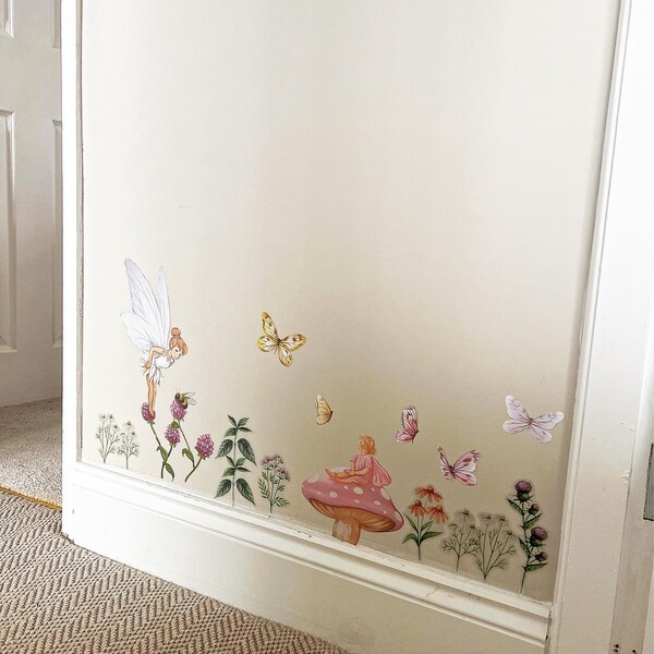 Fairy Wall Stickers, Fairy Decal, Fairy Decals, Fairy Wall Decals ...