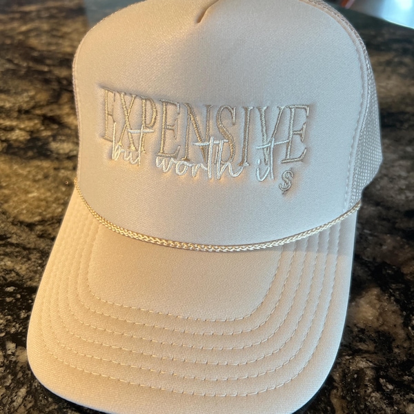 Personalized Initials, City, Letters Embroidered Foam Trucker Hat ...