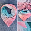 CROCHET PATTERN - Hopscotch Triangle Scarf, US Term, Crochet Pattern ...
