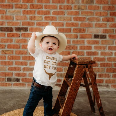 How the West Was One Infant Short Sleeve T-shirt, Bodysuit First Rodeo ...