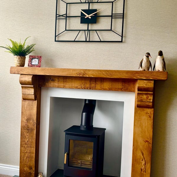 Rectangle Wall Clock, Oversized Silent Metal Wall Clock, Mantel Clock ...