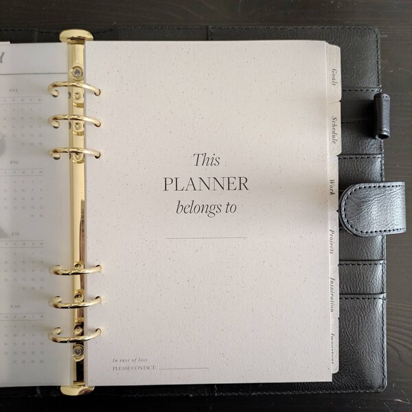 Luxe Planner Dashboard for A5, Personal & Pocket | 'this Planner ...