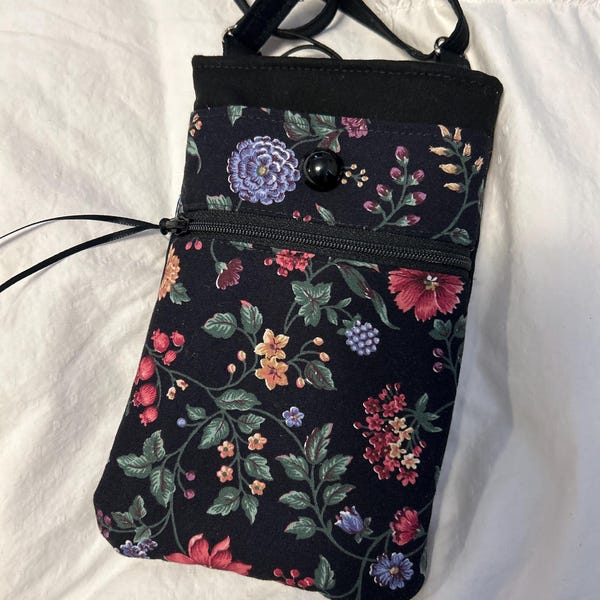3-pocket Cell Phone Bag, Crossbody Phone Tote, Phone Purse, iPhone ...