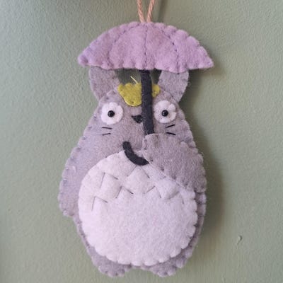 Handmade Felt Marshmallow Man Face Hanging Decoration made to Order - Etsy