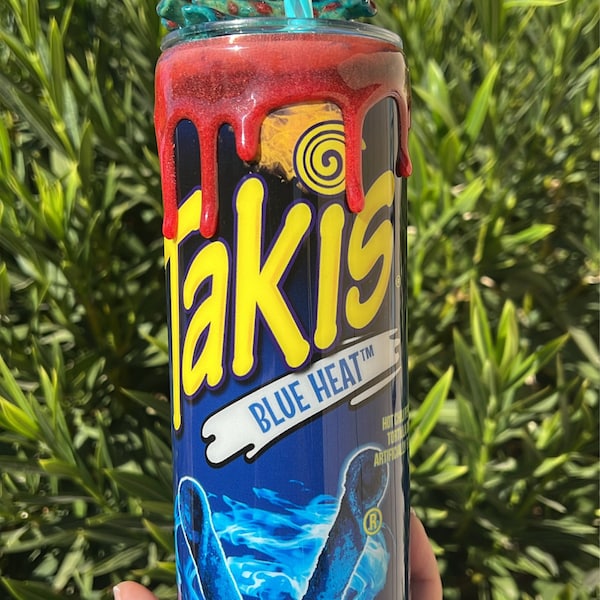 Blue Takis Tumbler Wrap Chip Tumbler Wrap Food Tumbler Wrap 20oz ...
