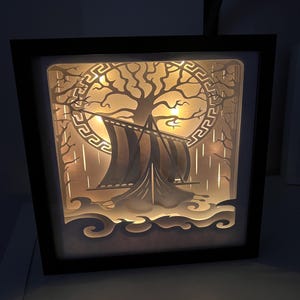 Printable LED Box Artwork: DIY Light Painting Template Download - Etsy