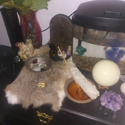 Protection Stave Tealight Candle Holder Odin Witch Pagan - Etsy