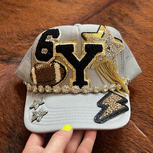 Pink Howdy Gold Glitter Patch, Trucker Cap Patch, Iron On, DIY Patch ...