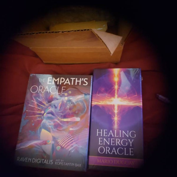 Empath's Oracle Cards & Guidebook Set Tarot Card Deck Book Kit Empathic ...