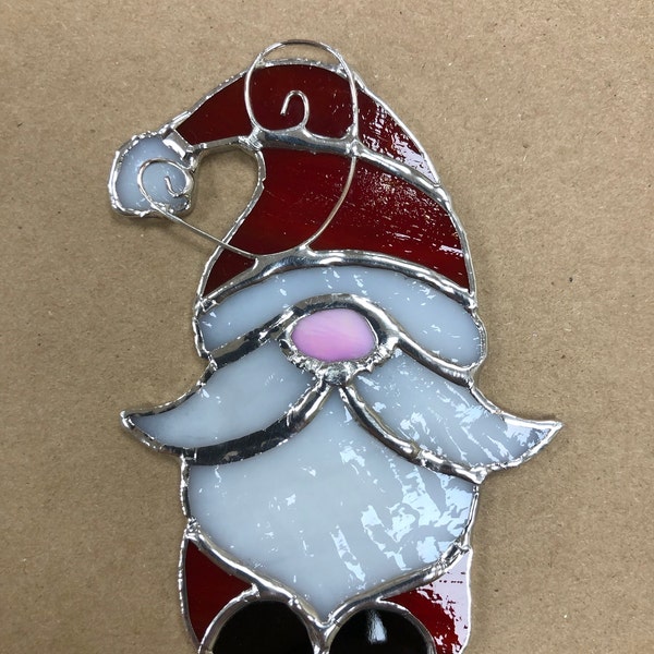 PATTERN • Christmas Gnome Stained Glass Pattern • PDF • Digital ...