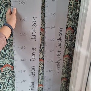 Personalised Height Chart a Great Way to Record the Growth - Etsy UK