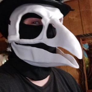 Toony Cat Feline Bone Skull Mask Movable Moving Hinge Jaw 3D Printed ...