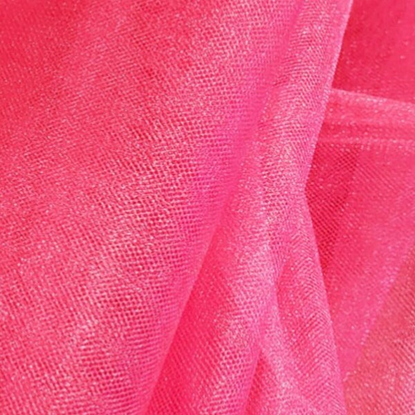 Neon Green - Neon Fuchsia - Neon Orange Glitter Tulle Sparkly Tulle ...