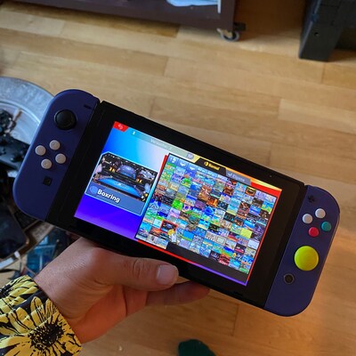 Custom Nintendo Gamecube Themed Nintendo Switch Joy-con Joycon ...