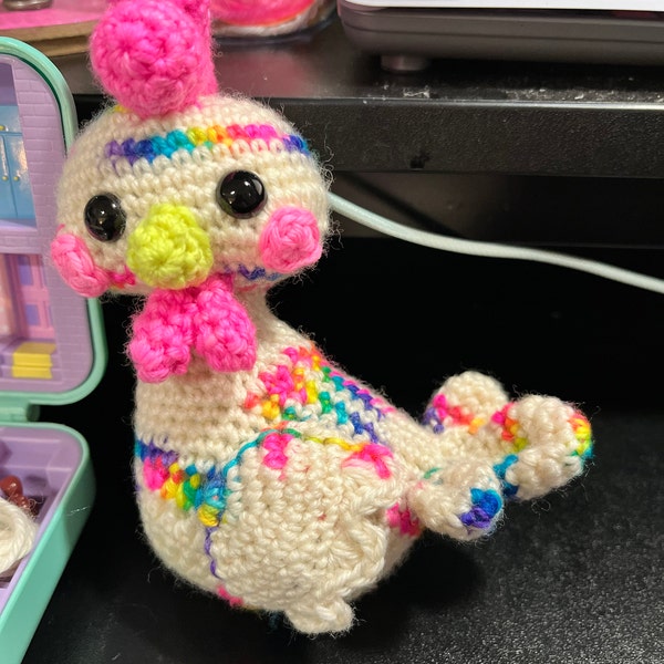 Amigurumi Chicken Pattern, Plush Pattern, PDF Pattern, Crochet Pattern ...