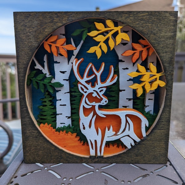 C71-deer - Scroll Saw Pattern (pdf, Dxf, Svg, Eps) - Etsy
