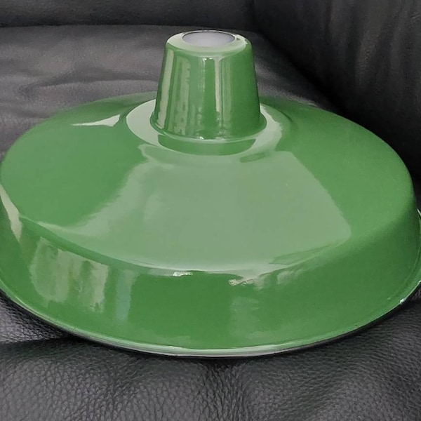 Industrial Factory Shade 10" Enamel Ceiling Lighting Lamp - Etsy