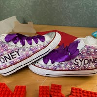 Baby Kleinkind maßgeschneiderte Blinged Croc Folien - Strass Crocs ...