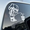 E.T. Middle Finger Vinyl Sticker - Etsy