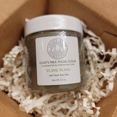 Goat Milk Facial Scrub, Sugar Face Scrub, Goat Milk Scrub, Goats Milk ...