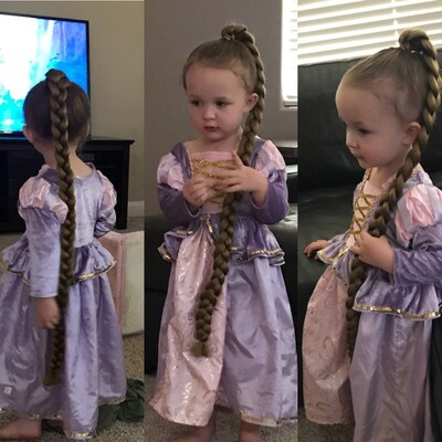 Rapunzel Extra Long Jumbo Braid Disney/fairy Tale Costume Hair ...