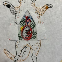 Embroidery Pattern, Modern Embroidery Pattern, Introvert PDF - Etsy Israel