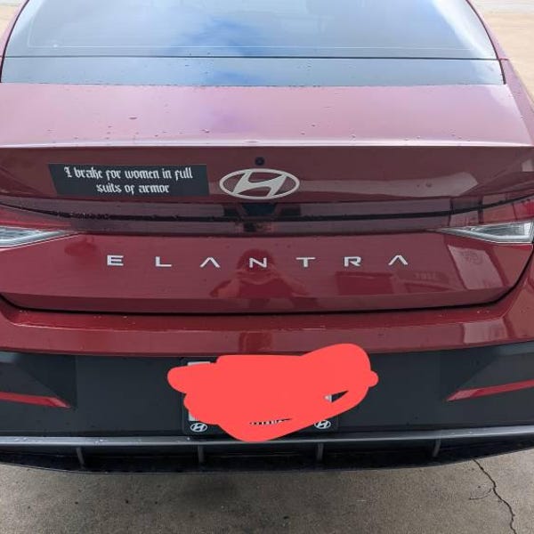 Wizard Bumper Sticker Funny, Cute Car Sticker Decals, Cursed Bumper ...