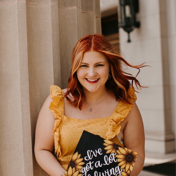 Now the Adventure Begins- Grad Cap Topper Graduation Gift Tassel Custom ...