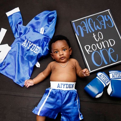 Melissa's Stitches Signature Boxing Champion Belt With Metal Plates - Etsy