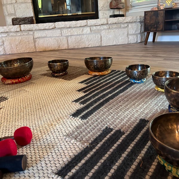 Flower of Life Engraved Golden and Black Colored Fancy Gong -available ...