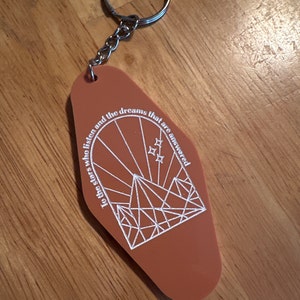 Funny Custom Keychains Trendy Unique Motel Keyring Choose - Etsy