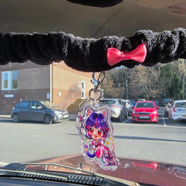 Mercy Overwatch 2 Keychain | 3" Double-sided Glitter Acrylic Charm ...