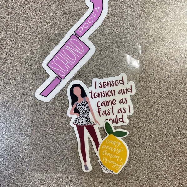 Life in the Dreamhouse Waterproof Vinyl Stickers, Schlond Poofa Sticker ...