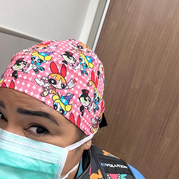 Scrub Cap Cat ,surgical Cap Funny,pediatric Gift,surgical Cap,scrub Cap ...