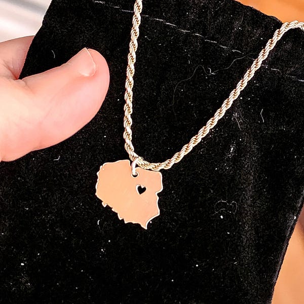 Belize Necklace - Country Necklace - Belize Jewelry - Belize Gift ...