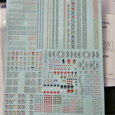 Pre-cut Bloody Birds Waterslide Transfer Decals Compatible - Etsy
