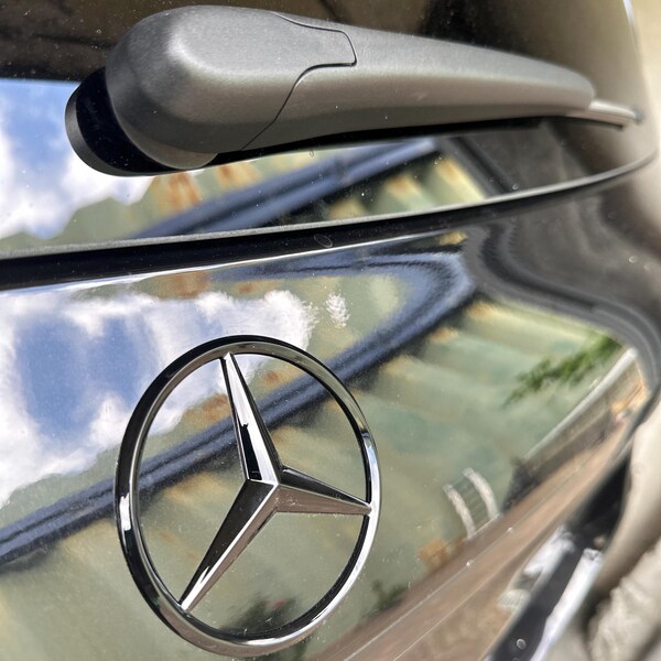 4 Hub Caps Mercedes AMG Logo Affalterbach Rim Wheel Center Caps 68mm ...
