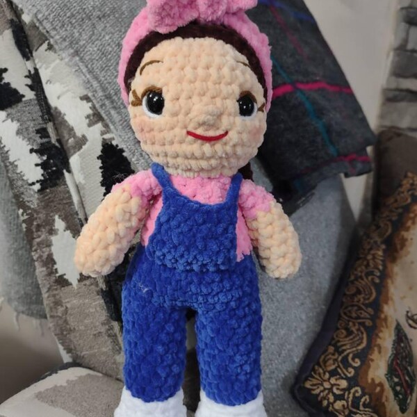Crochet Ms. Rachel Pattern, Ms. Rachel Doll Pattern, Ms. Rachel Crochet ...