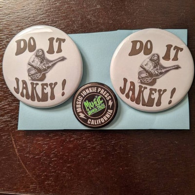 Do It Jakey Tribute Button 2.25 Inch Button in White - Etsy