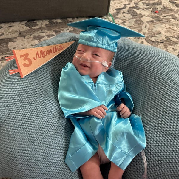 NICUGRAD® Graduation Set, NICU Graduation Cap and Gown, NICU Graduate ...