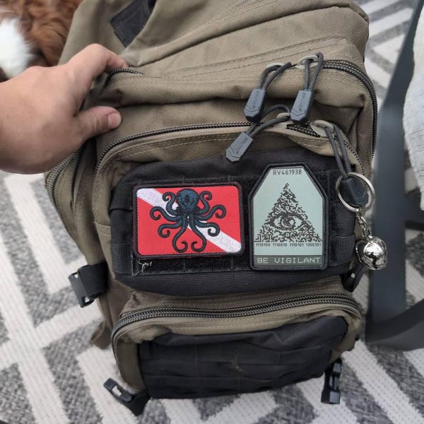 Purple Kraken – Morale Patch, Velcro Patch, Jackalope Forest, Octopus ...